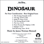 Dinosaur- Soundtrack details - SoundtrackCollector.com